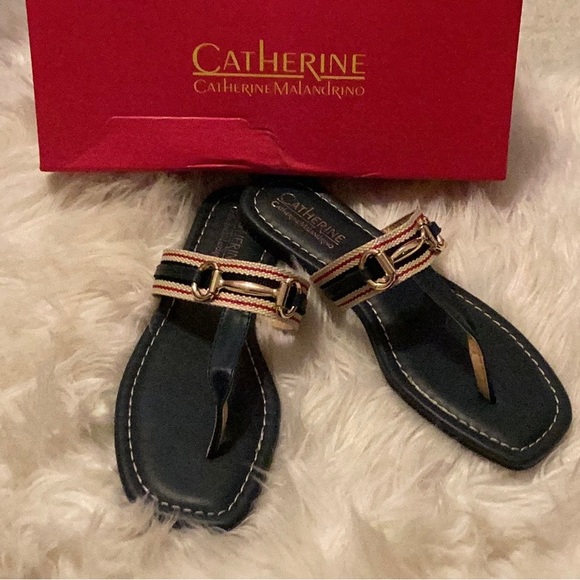 Catherine Malandrino | Shoes | Nwt Catherine Malandrino Navy Sandal ...